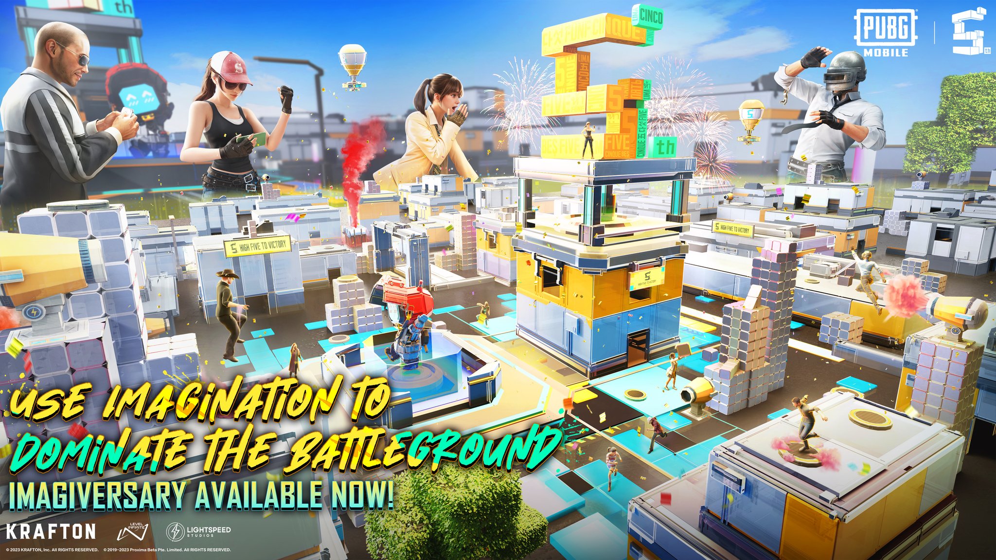 PUBG MOBILE on Twitter: "Block cover, portable trampolines, supply converters...your imagination ...