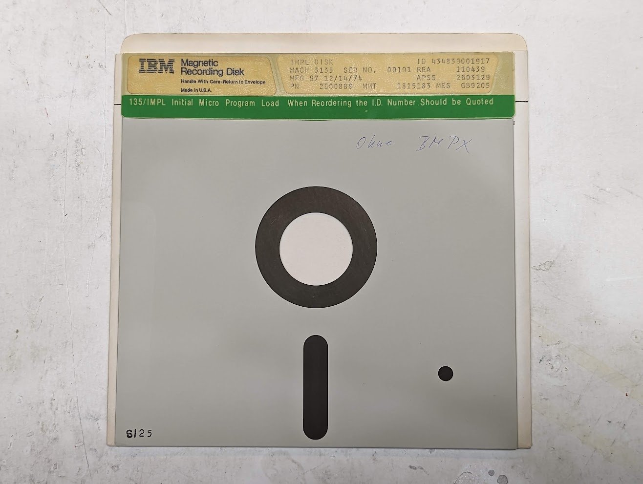 First Floppy Disk
