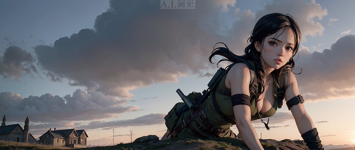 AI画社 on Twitter: "Lara's Adventure (part 39) in 2.5D world. Strongly recommend clicking on the ...