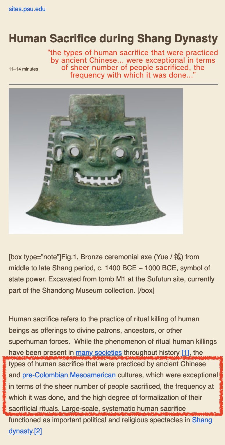 Shang Dynasty Human Sacrifice