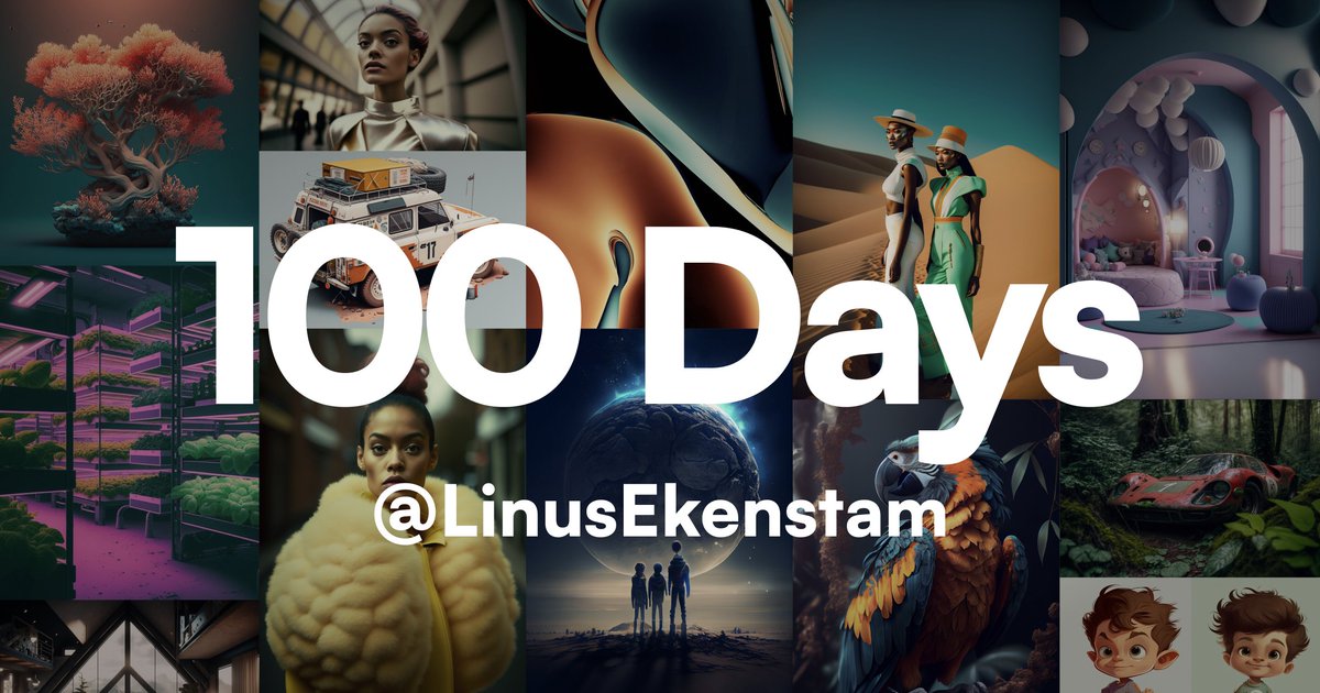 🥳 100 days of learning about AI and Tweeting daily Since so many of you ...