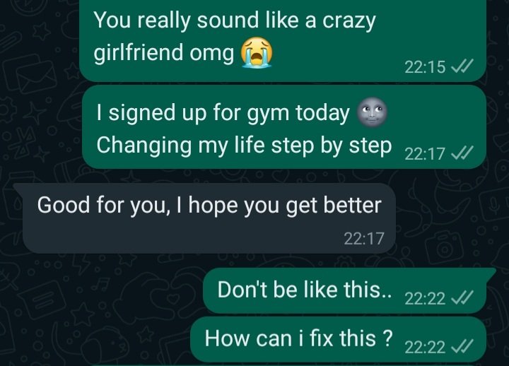 Psycho Girlfriend Texting