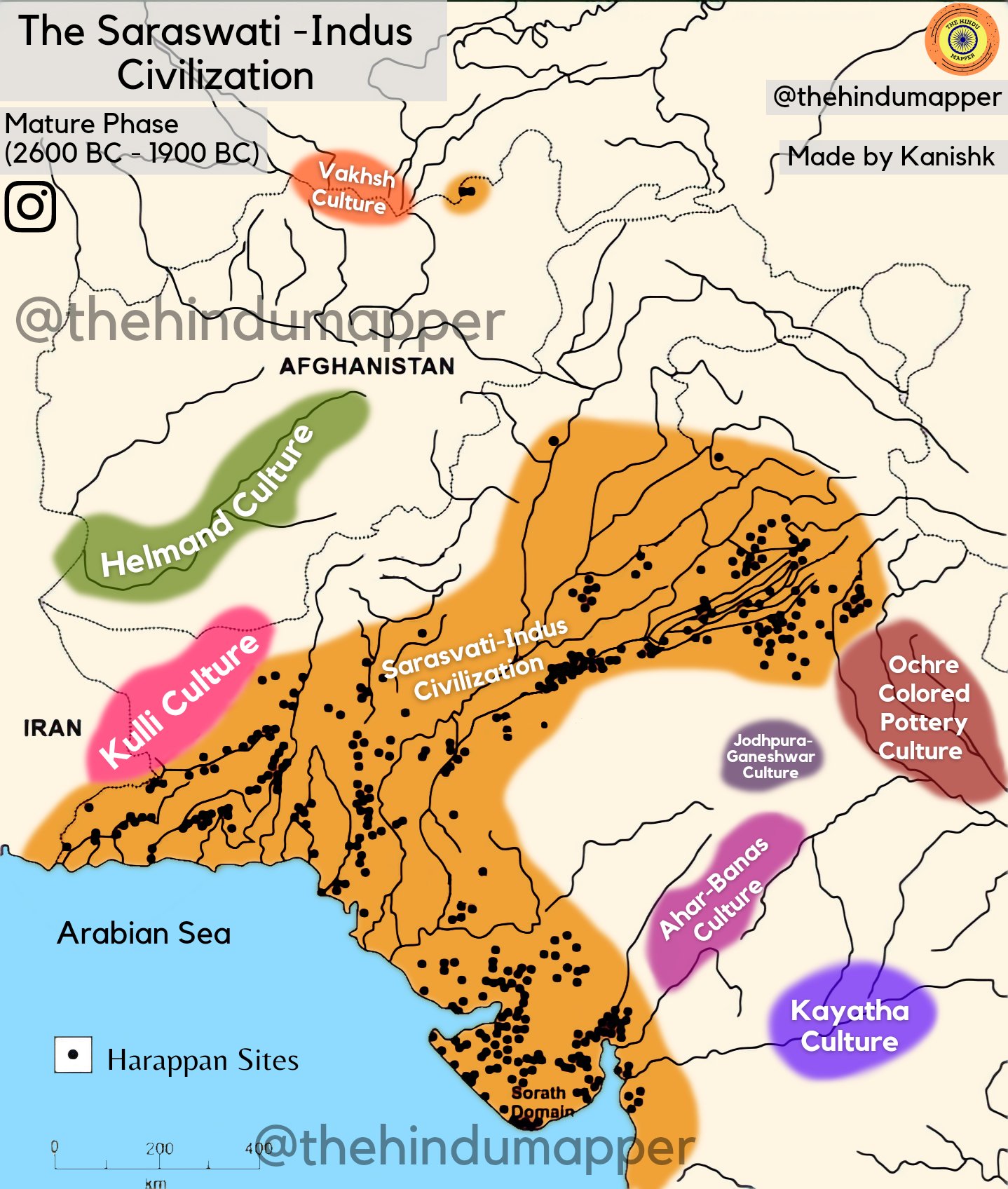 Indus Civilization Map Indus River | Definition, Length, Map, History,