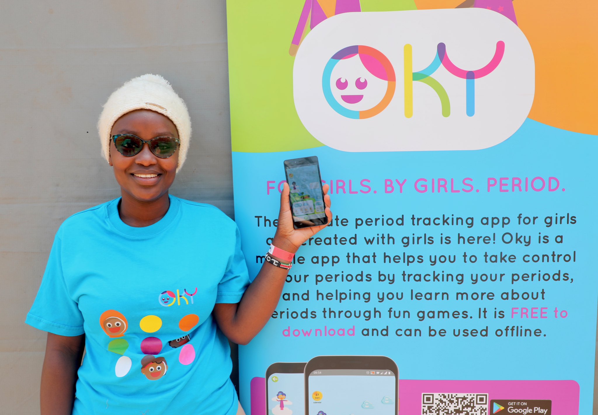 UNICEF Kenya on Twitter: "“The Oky App helps me take charge of my menstrual cycles, it’s user ...