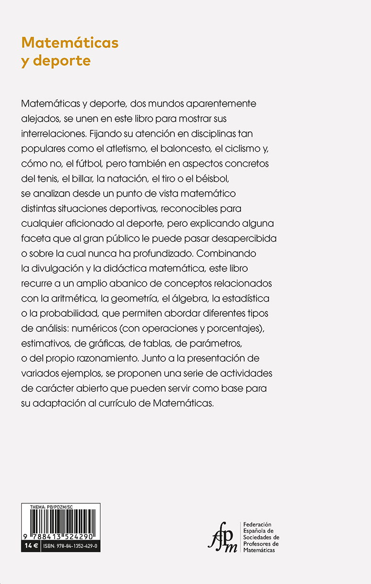 Libros Catarata on Twitter: "La relación del deporte con las matemáticas como herramienta ...