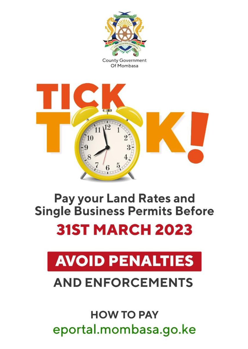 Mombasa County On Twitter Tick Tock Mombasa Land Owners And Business mombasa-county-on-twitter-tick-tock-mombasa-land-owners-and-business