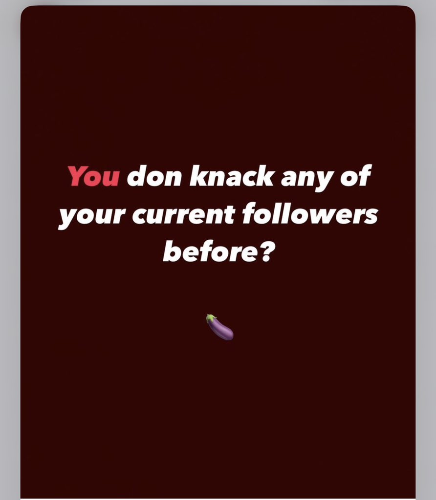 Morocco the plug 🔌 on Twitter: "RT @Projectkid110: Yes or No?"