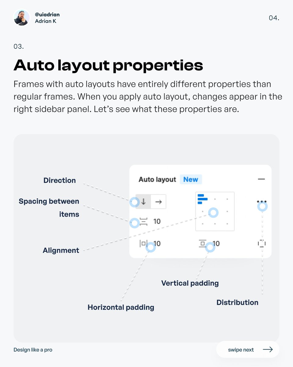 Quick tips to master auto layout ️ - Thread from UI Adrian @uiuxadrian - Rattibha