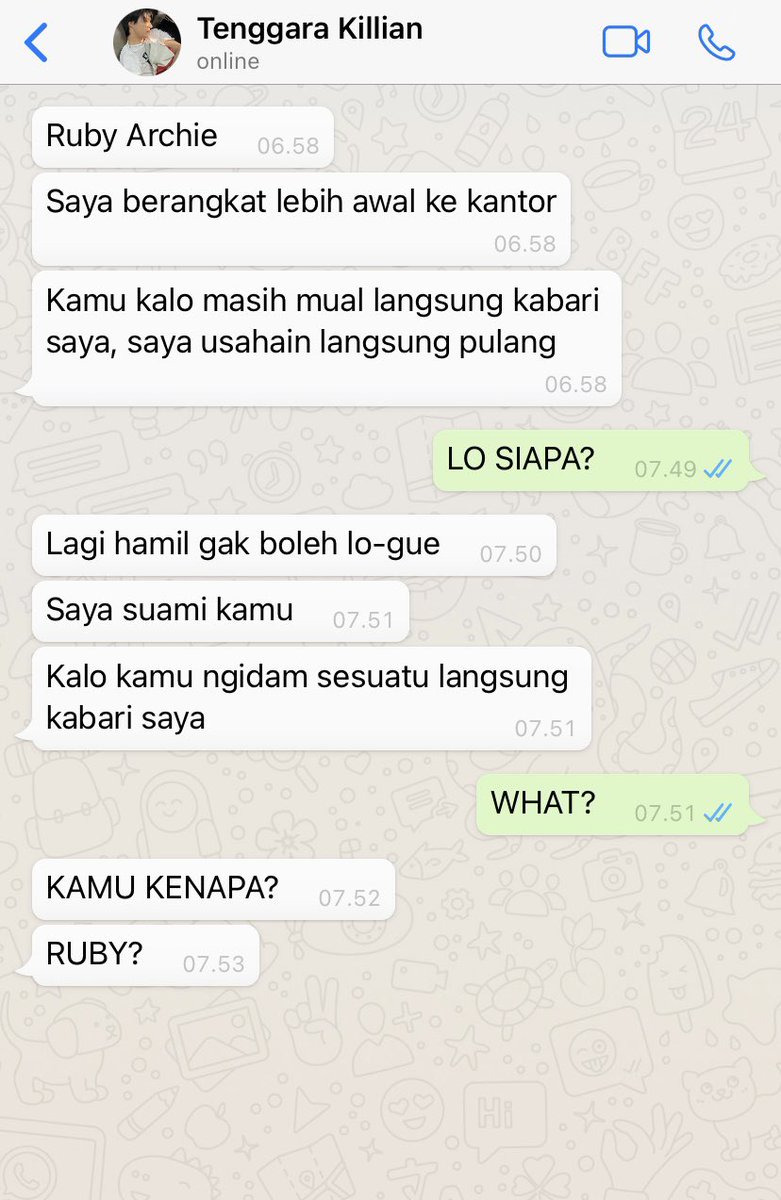 RUBY TENGGARA DEBUT! on Twitter: "Hi, Tenggara! Noren AU"