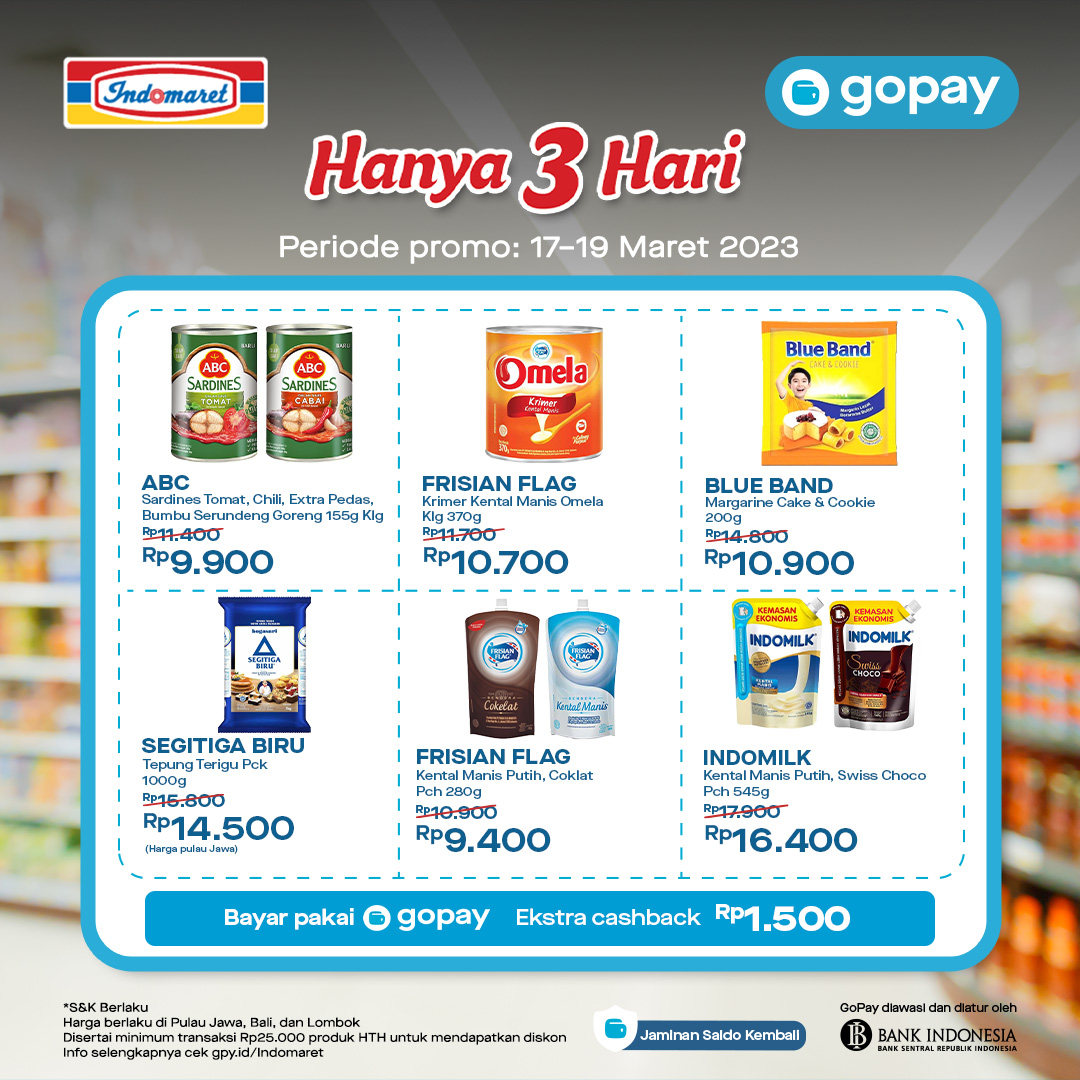 GoPay Indonesia on Twitter: "Bayar pakai GoPay banyak promonya.~ Belanja apa pun kebutuhanmu di ...