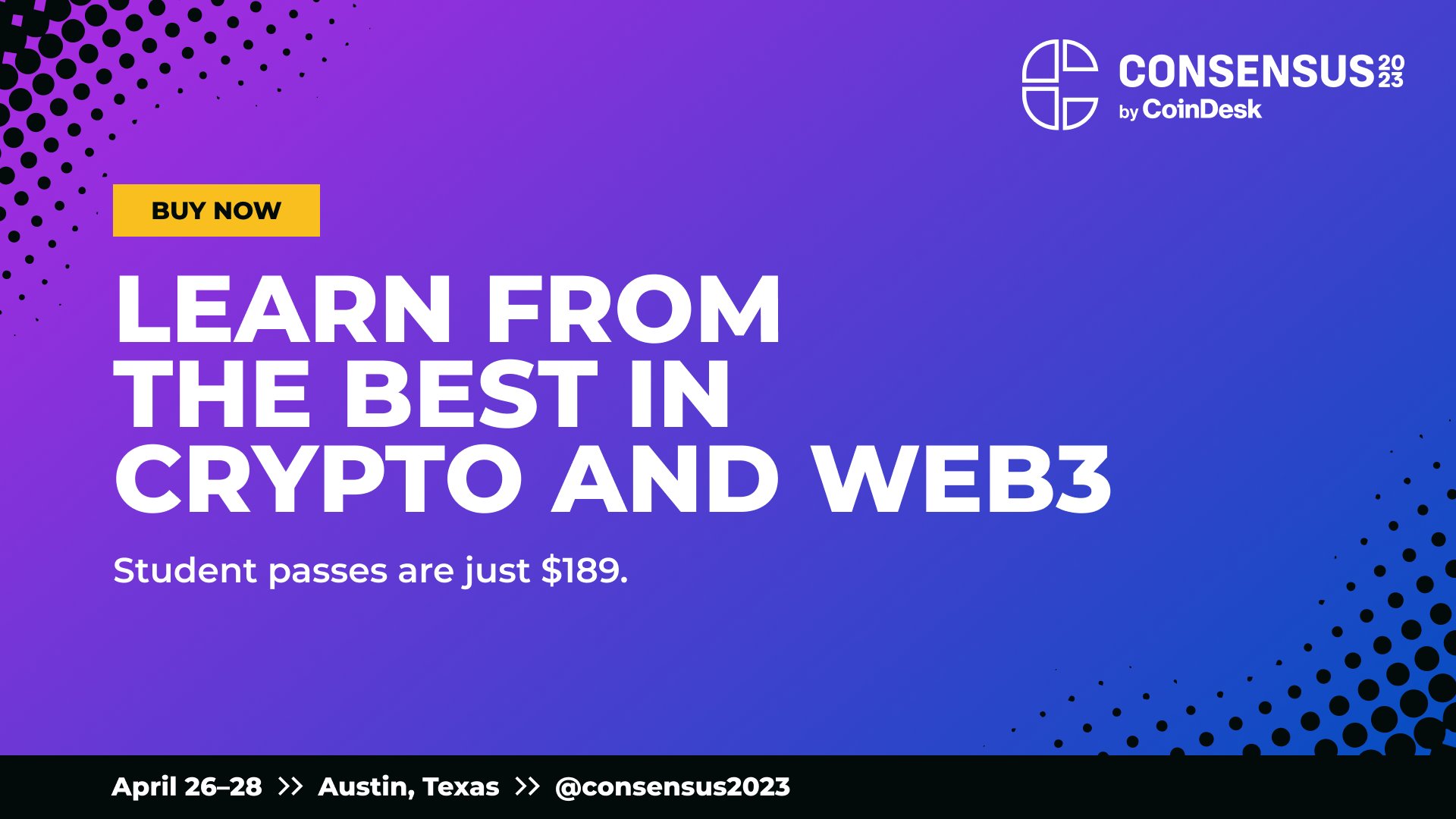 CoinDesk on Twitter: "Are you a student interested in crypto, blockchain and Web3? Don't miss # ...
