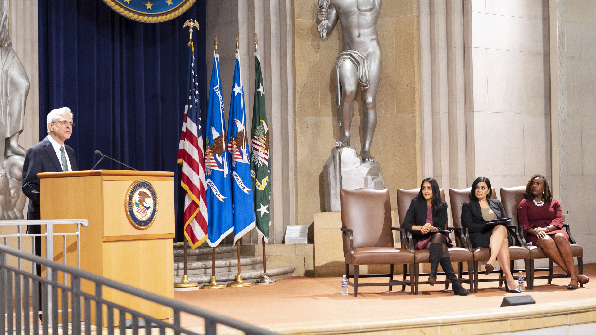 Justice Department on Twitter: "Attorney General Merrick B. Garland Delivers Remarks at the ...