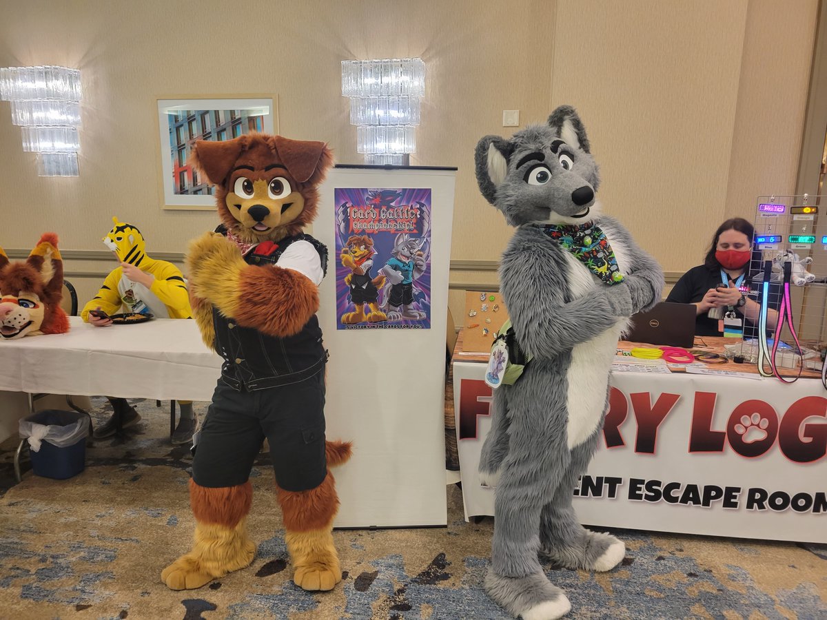 Furry Logic LLC on Twitter: "I think @JD_Puppy and @DanteeWolf are ready to DDDDDD... Battle!"