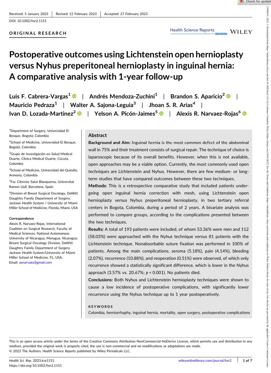 Cirbosque #SoMe4Surgery on Twitter: "RT @PipeCabreraV: After 4 years of persistence work of ...