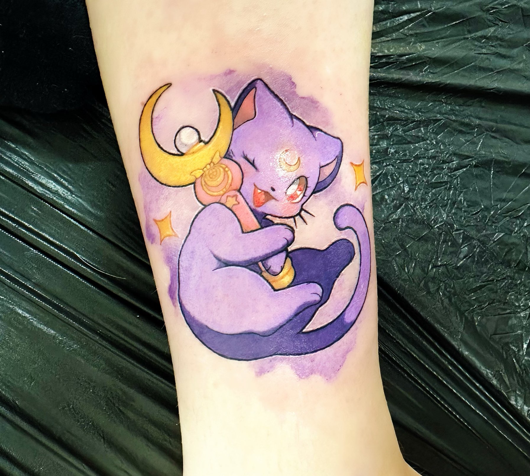 Sailor Moon Luna Tattoo