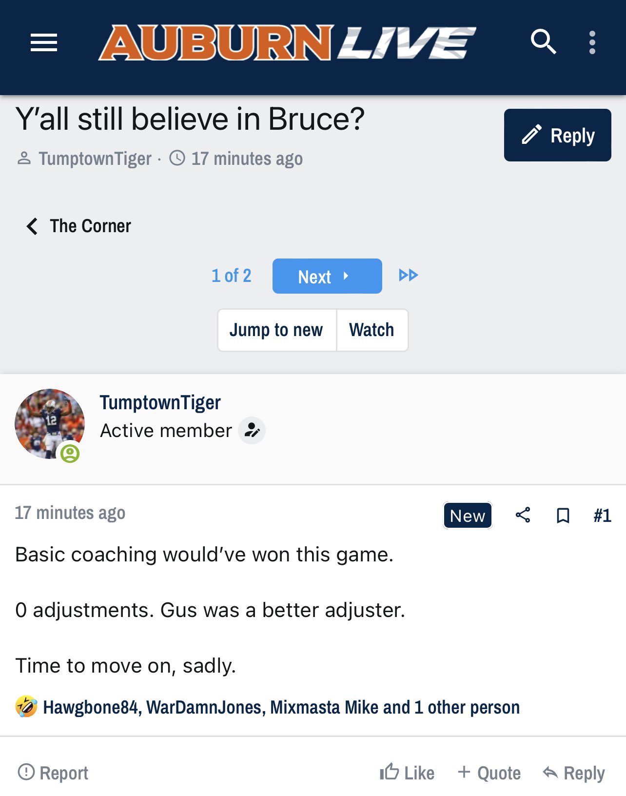 Message Board Geniuses on Twitter: "#Auburn lost. Fire Bruce Pearl! #FireEverybody https://t.co ...