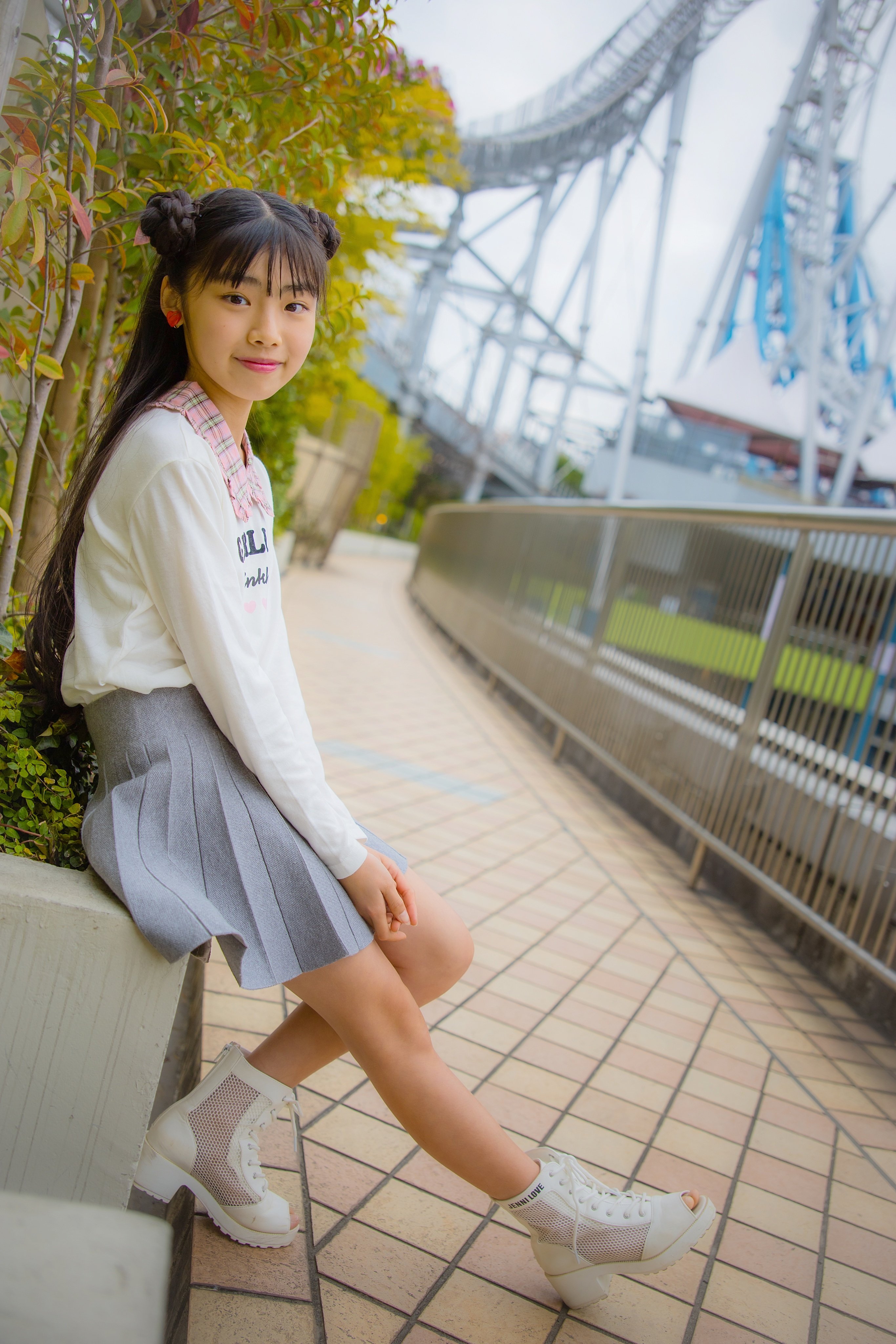 はかせ on Twitter: "撮影中、轟音にジェットコースターの方につい振り向くひまりちゃん🤭 2023.3.12 東京都文京区 丸上ひまりちゃん #丸上ひまり #JS5 # ...