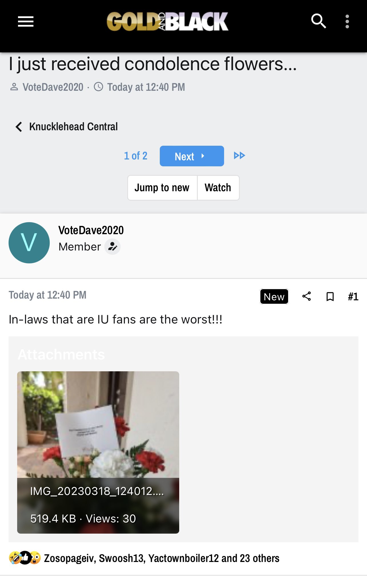 Message Board Geniuses on Twitter: "This #Purdue fan has some cold-blooded in-laws. https://t.co ...