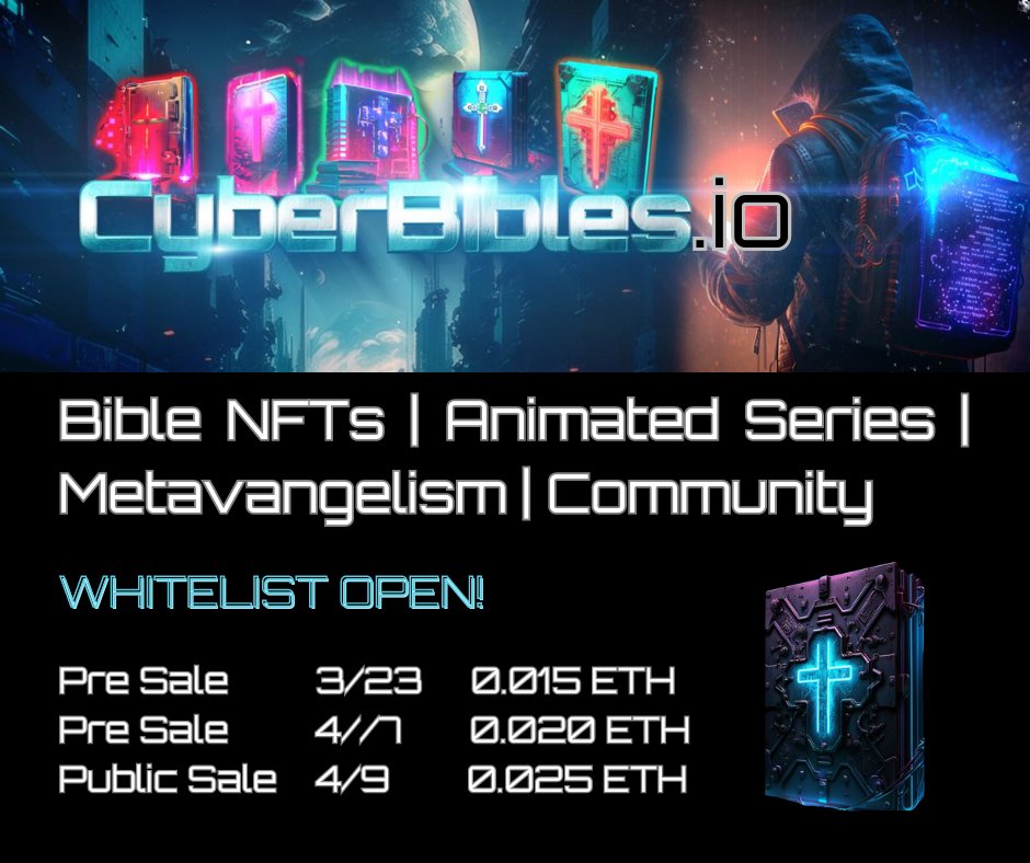 CyberBibles on Twitter: "🔥 GIVING AWAY 2 FREE NFTs 🔥 1️⃣ Like 2️⃣ Comment 3️⃣ Retweet & Tag 2 ...