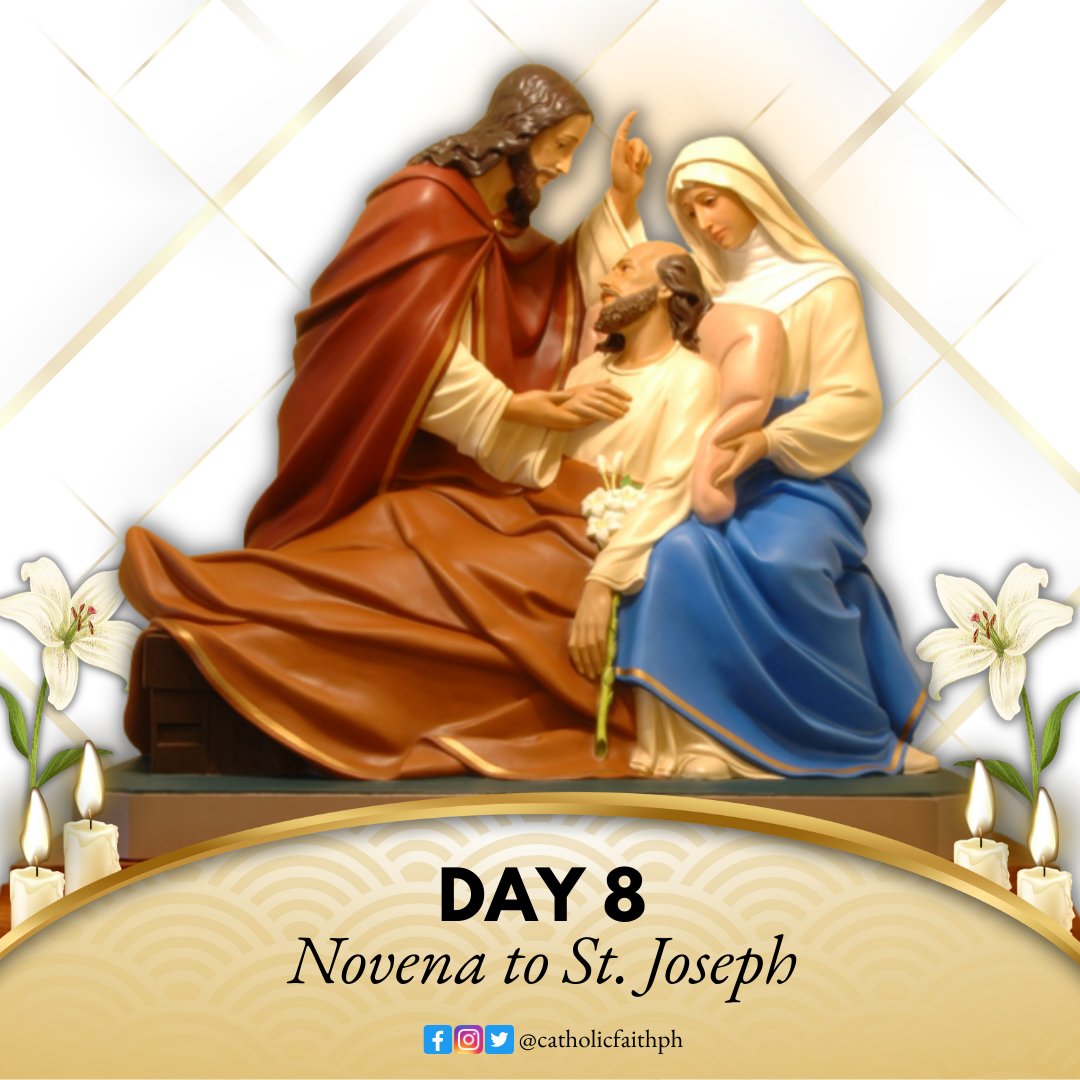 Catholic Faith on Twitter: "NOVENA TO ST. JOSEPH - DAY 8"
