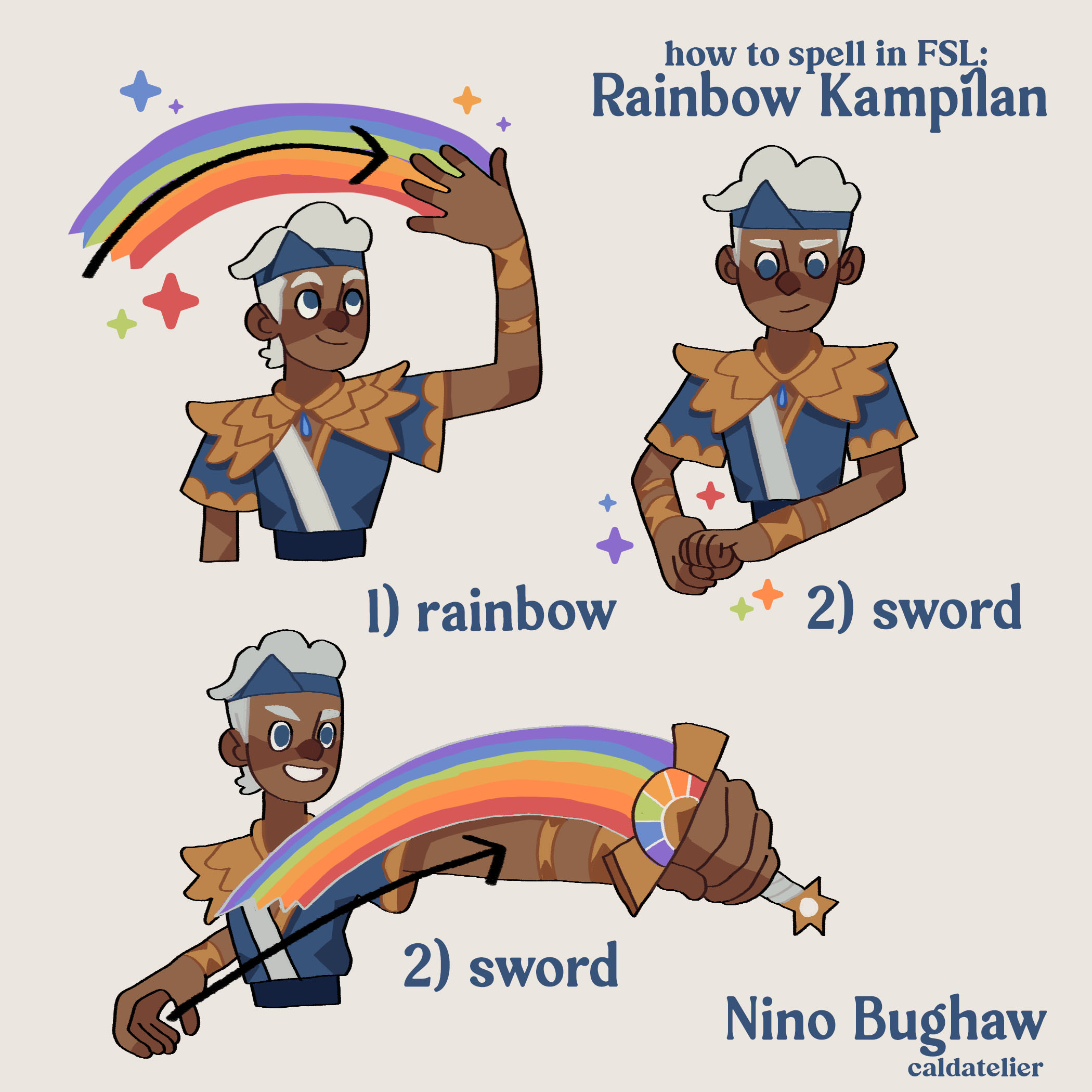 Caldatelier | Komiket UPTC Table #36 on Twitter: "Nino Bughaw explores the unique spells with ...