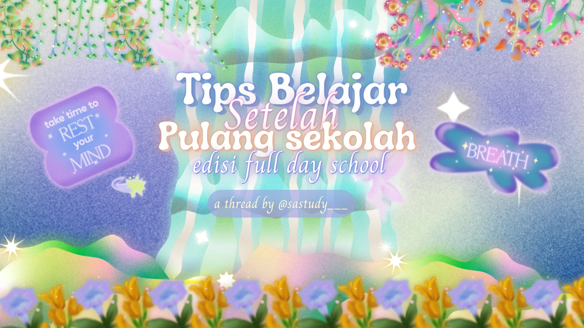 bina ⁠*⁠。🐳 (H-22 us) on Twitter: ""Gimana ya caranya bisa belajar dengan semangat setelah pulang ...