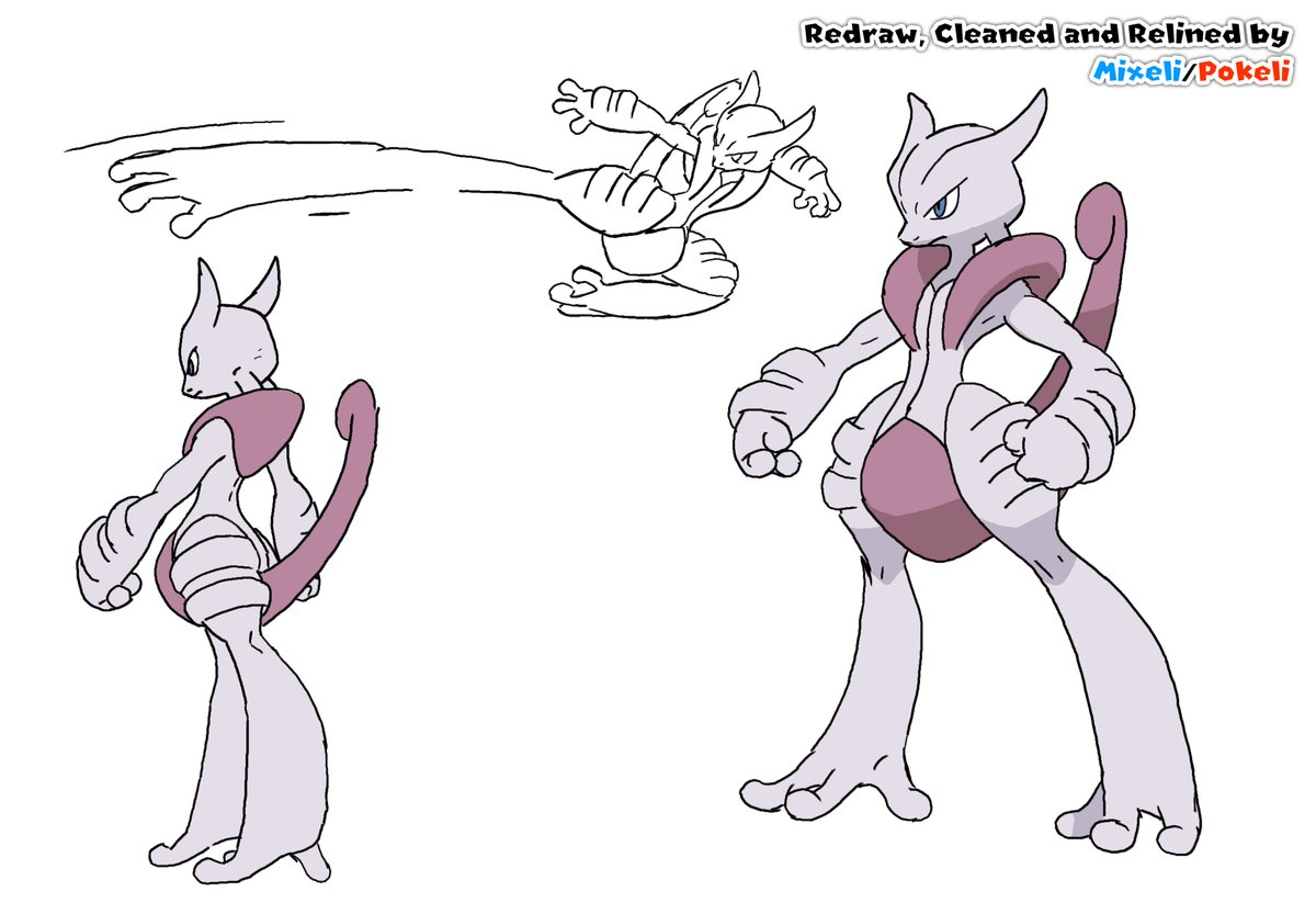Mewtwo Official Art