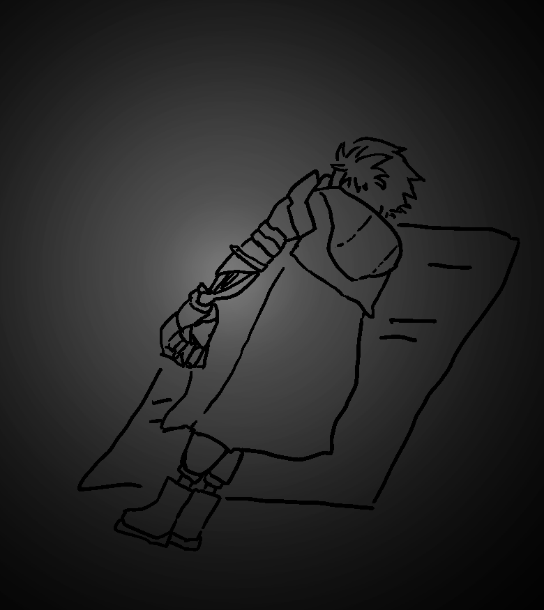 Anime Boy Dying Drawing