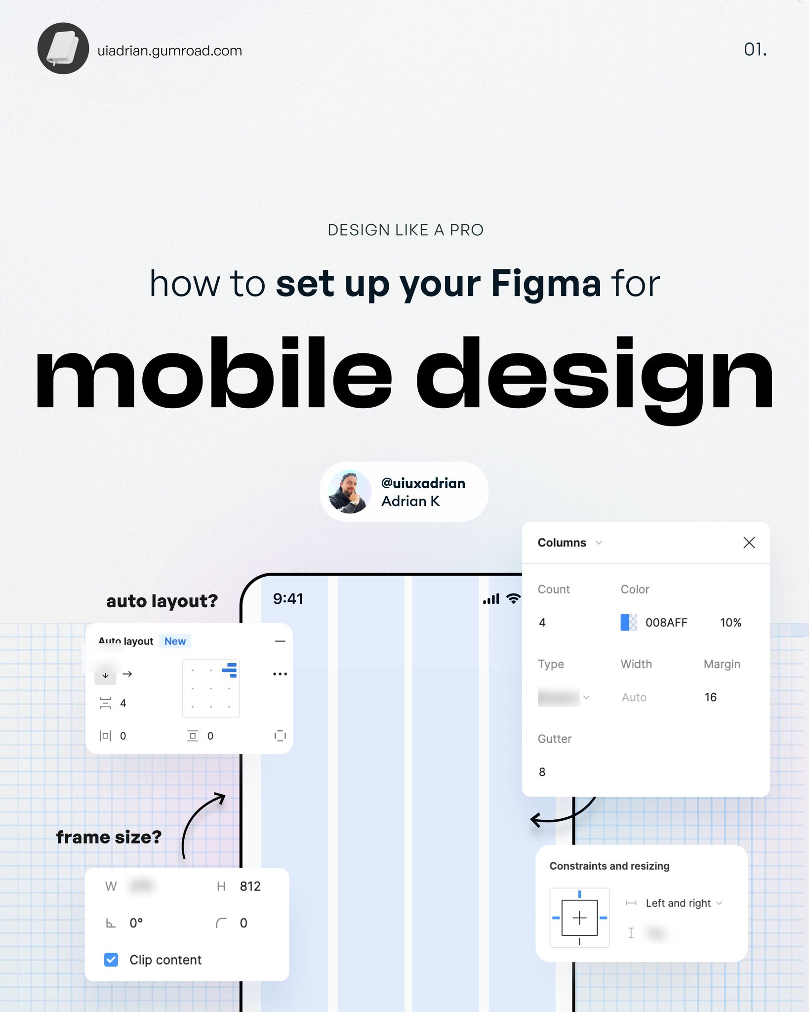 UI Adrian on Twitter: "Set up your Figma for mobile design 🤳 https://t.co/2EKHOQUfdM" / Twitter