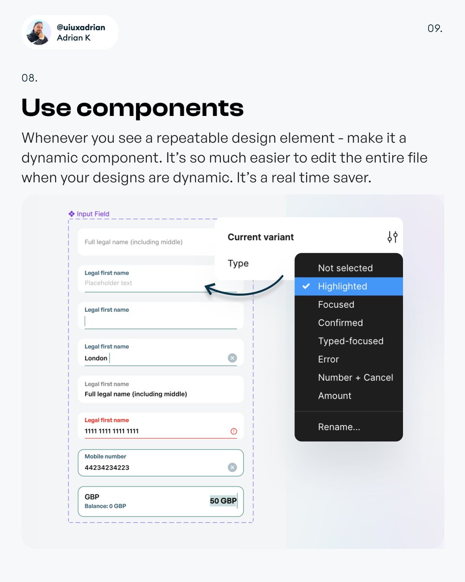 Set up your Figma for mobile design 🤳 - Thread from UI Adrian @uiuxadrian - Rattibha