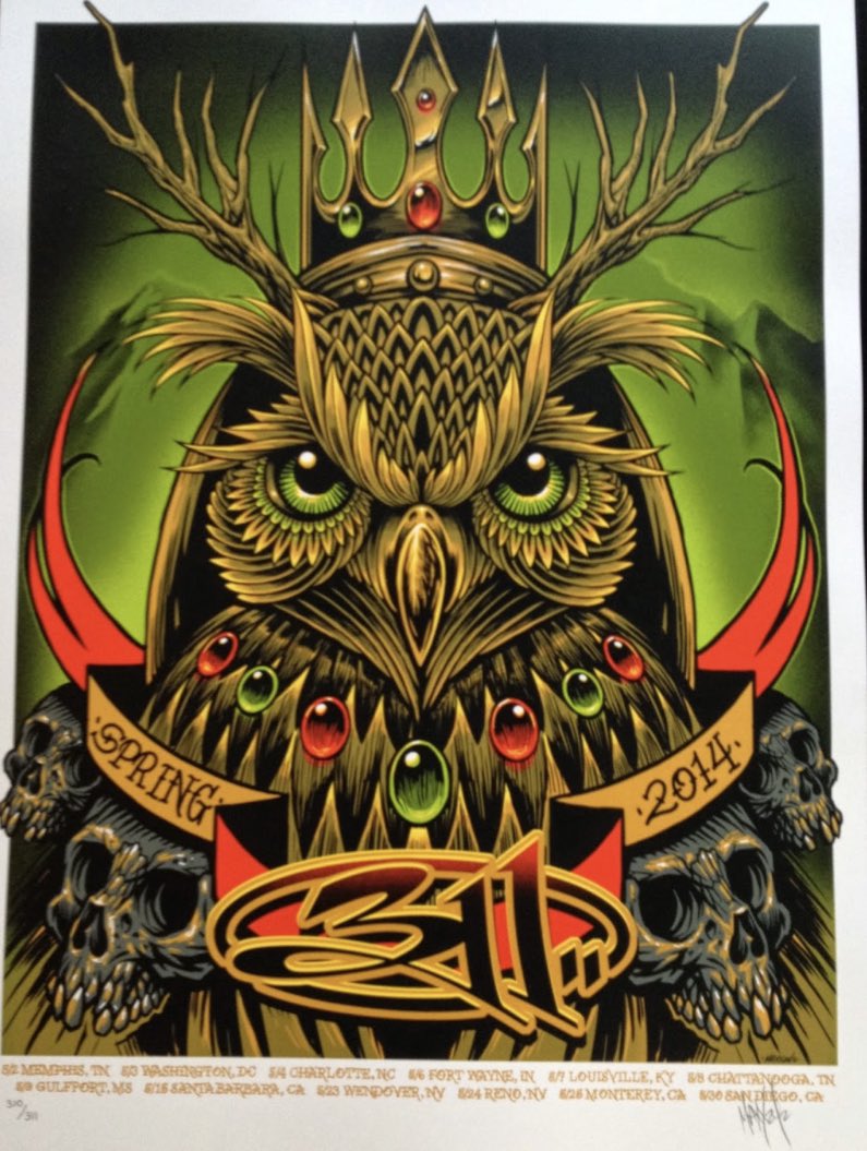 311 symbolism, album art from concert posters - https://t.co/SExRayq9h3 ...
