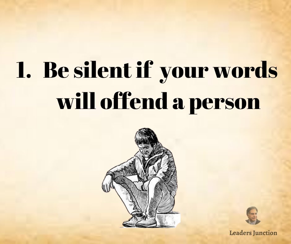 5 Situations Where You Should Stay Silent: - Thread from Leaders 𝕏 ...