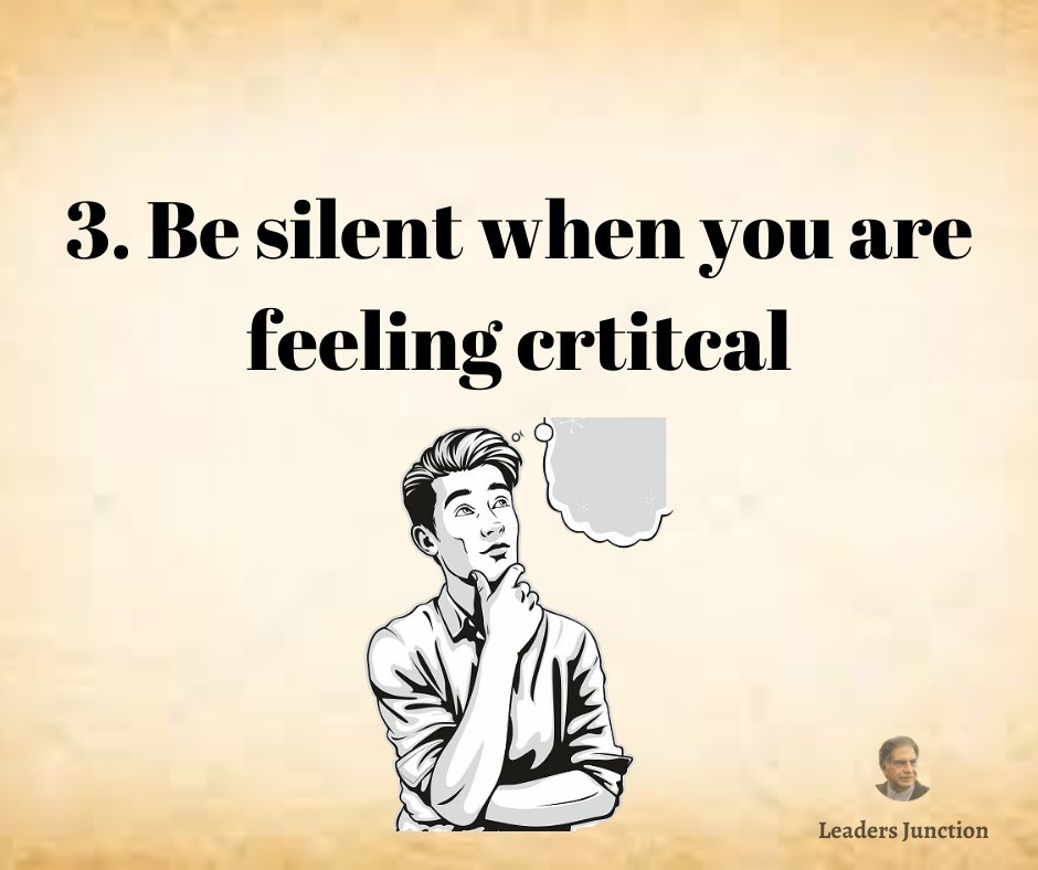 5 Situations Where You Should Stay Silent: - Thread from Leaders 𝕏 ...