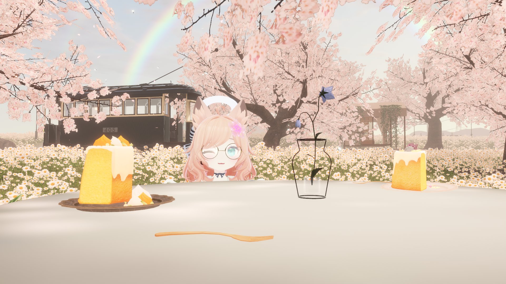 Charlotte(シャル) @VRchat on Twitter: "🌸新作🌸 🌸Charlotte's SAKURA Island 桜咲く幸せの島🌸 春満開の桜並木、カモミールのお花畑。お ...