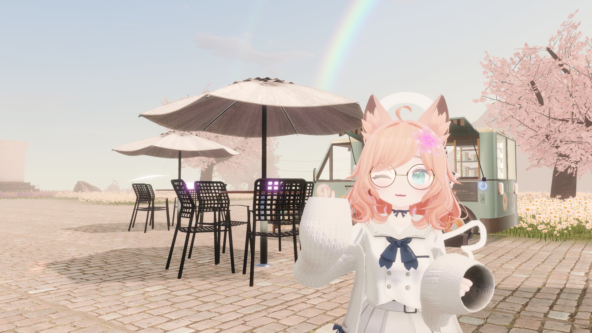 Charlotte(シャル) @VRchat on Twitter: "🌸新作🌸 🌸Charlotte's SAKURA Island 桜咲く幸せの島🌸 春満開の桜並木、カモミールのお花畑。お ...