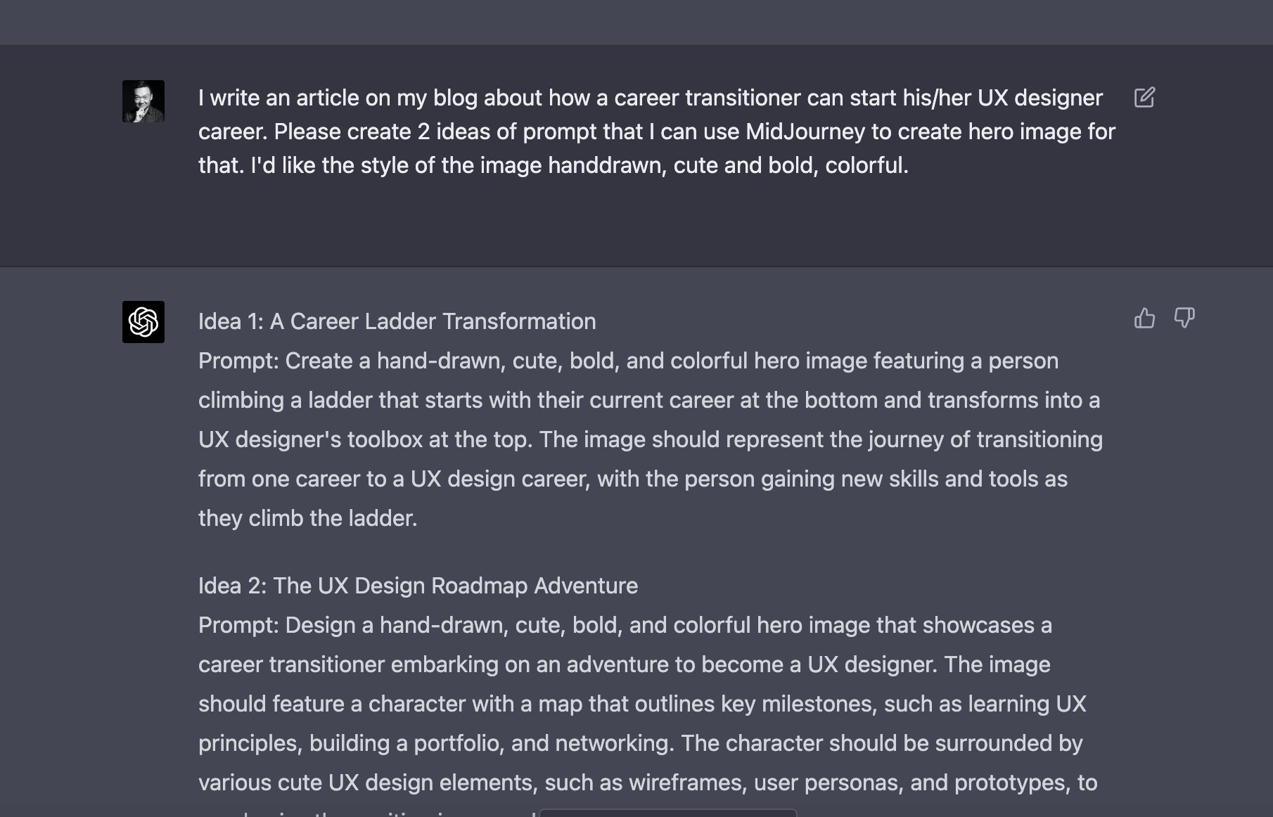 Bear Liu on Twitter: "1 / 用ChatGPT写Prompt，再用MidJourney来实现。我让ChatGPT给我两个prompt的思路，用来作为一篇博客文章的题图 ...