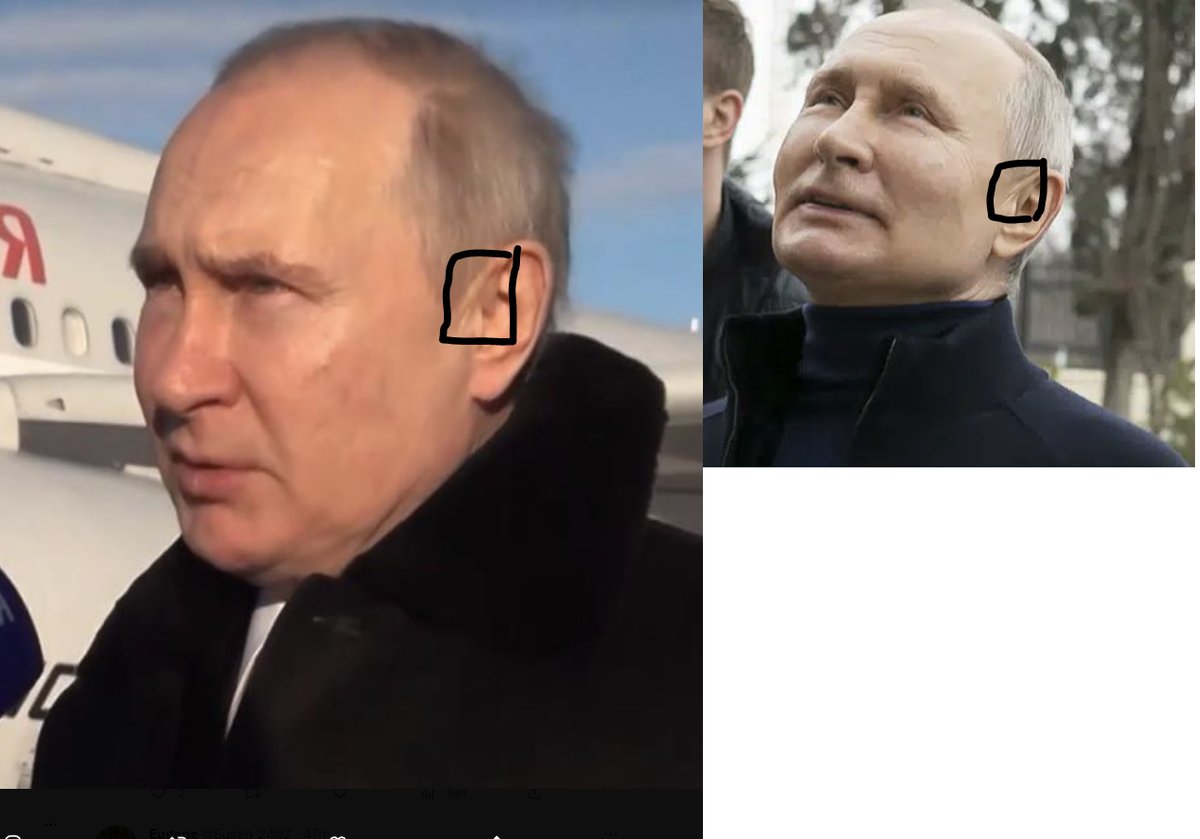 Robbie Wallis On Twitter Those Claiming Putin Has A Body Double The