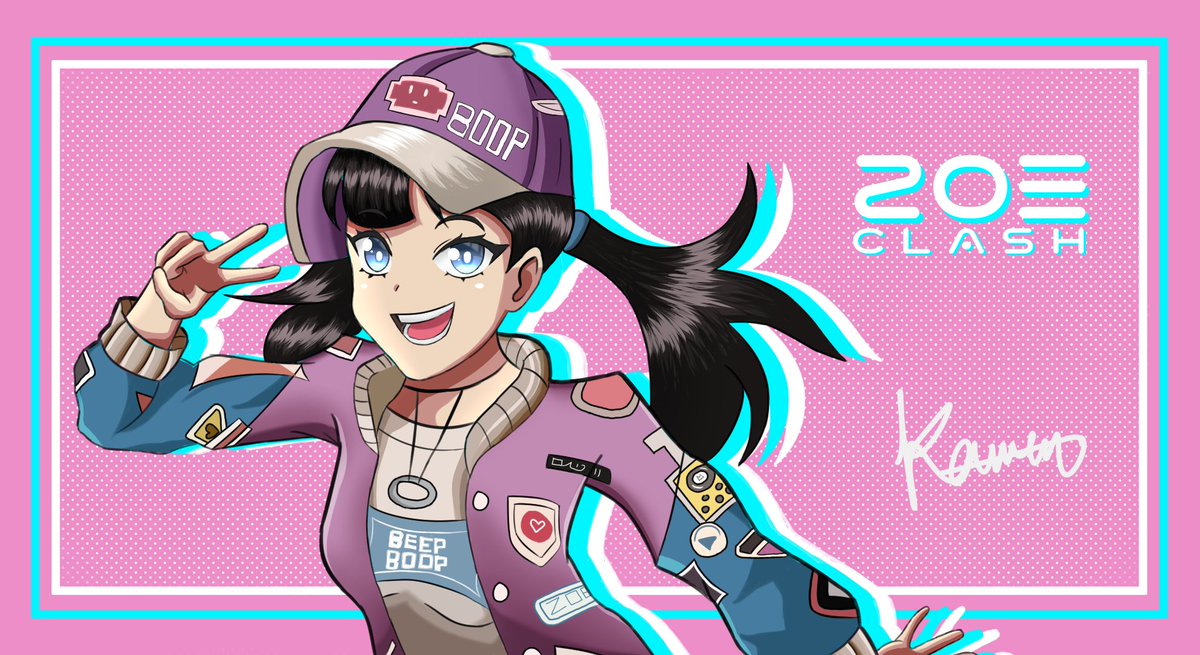 Kamen On Twitter Zoe Clash Aesthetic 90s Version Fortnite
