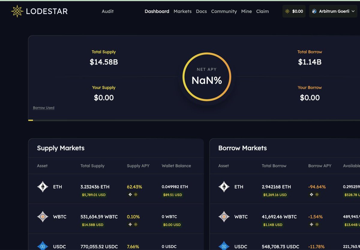 币圈熊大 ||UST DAO投研社区 on Twitter: "1/2 #小市值项目研究 Lodestar Finance @LodestarFinance $lode 是 #arbitrum ...