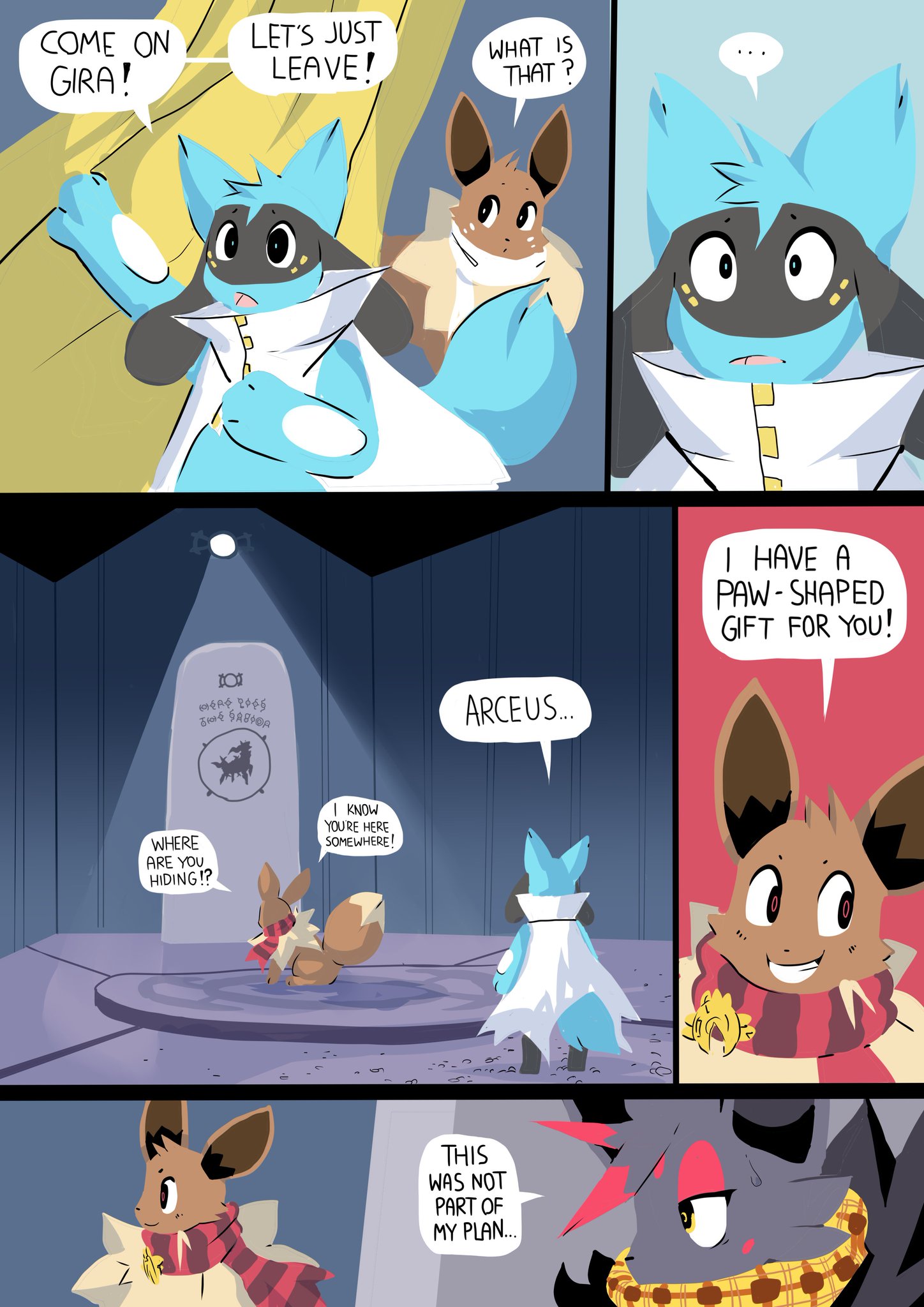 Eevee And Riolu Comics