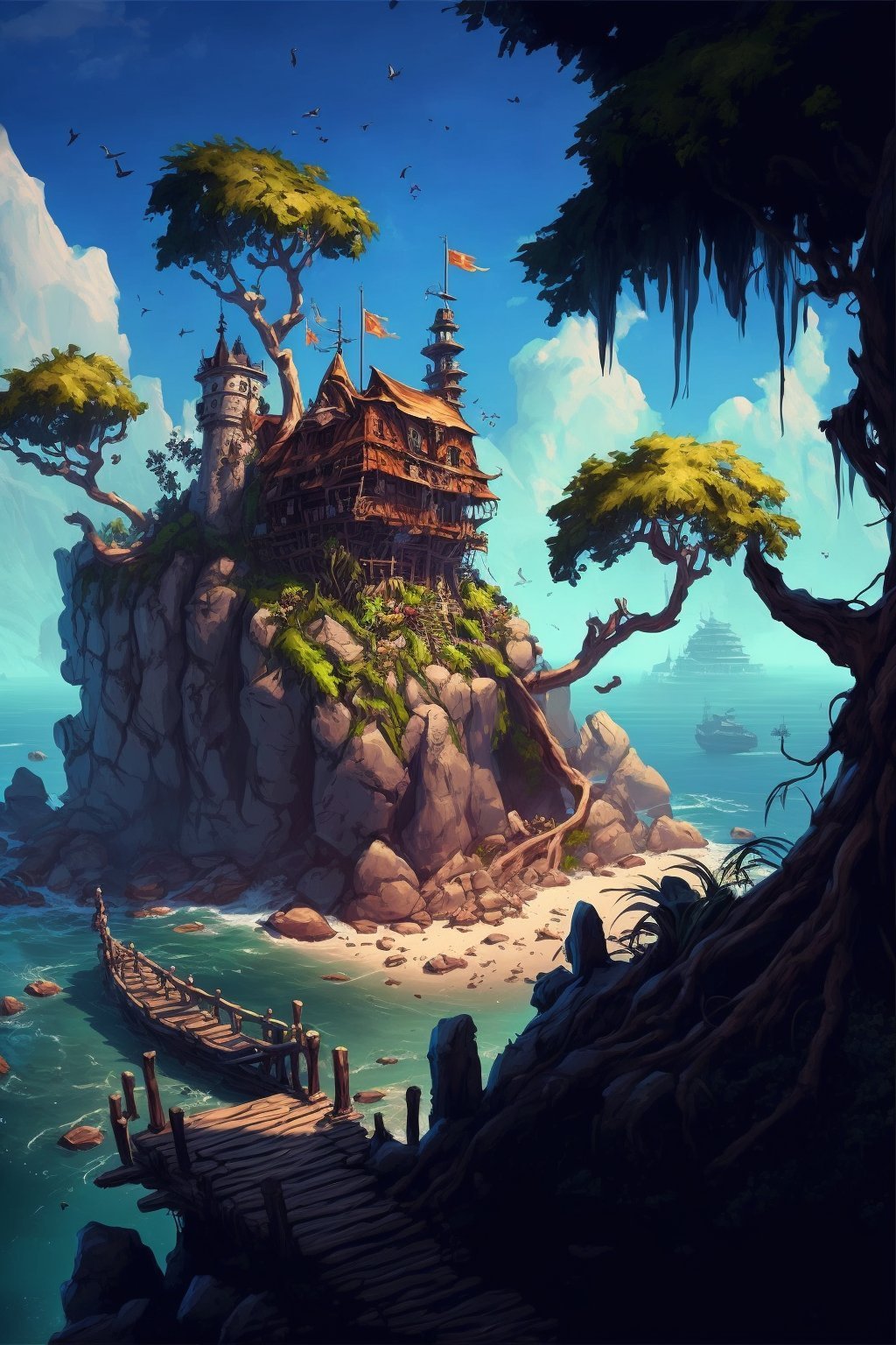 Javi Lopez ⛩️ on Twitter: "Monkey Island reimagined through artificial intelligence using # ...