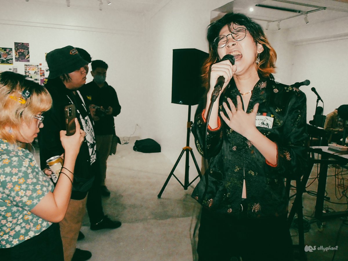 elly on Twitter: "last night @ anima art space during another/exit"