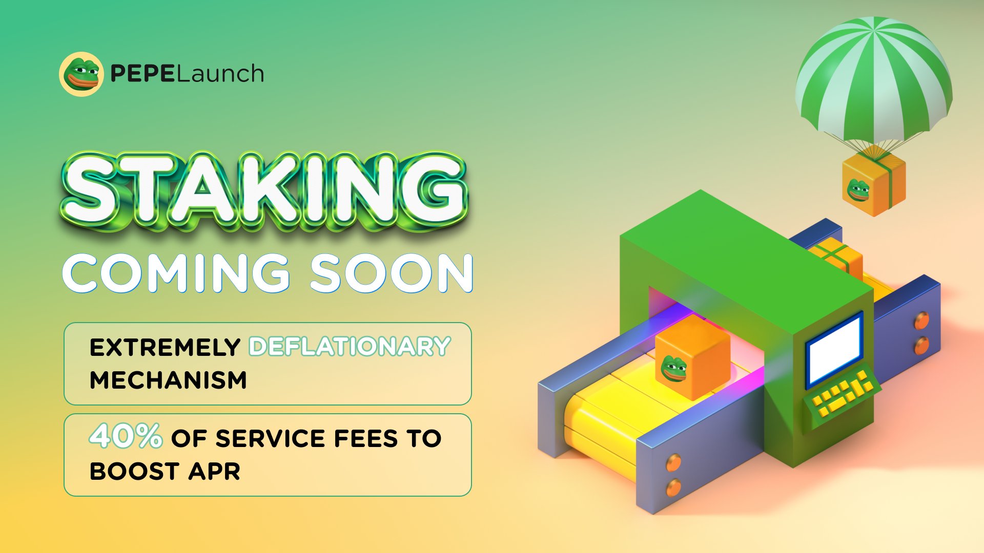 Pepe Launchpad (🚀,🐸) Listing on Mar 19th 1PM UTC on Twitter: "🐸 PEPE STAKING - EARN WHILE YOU ...