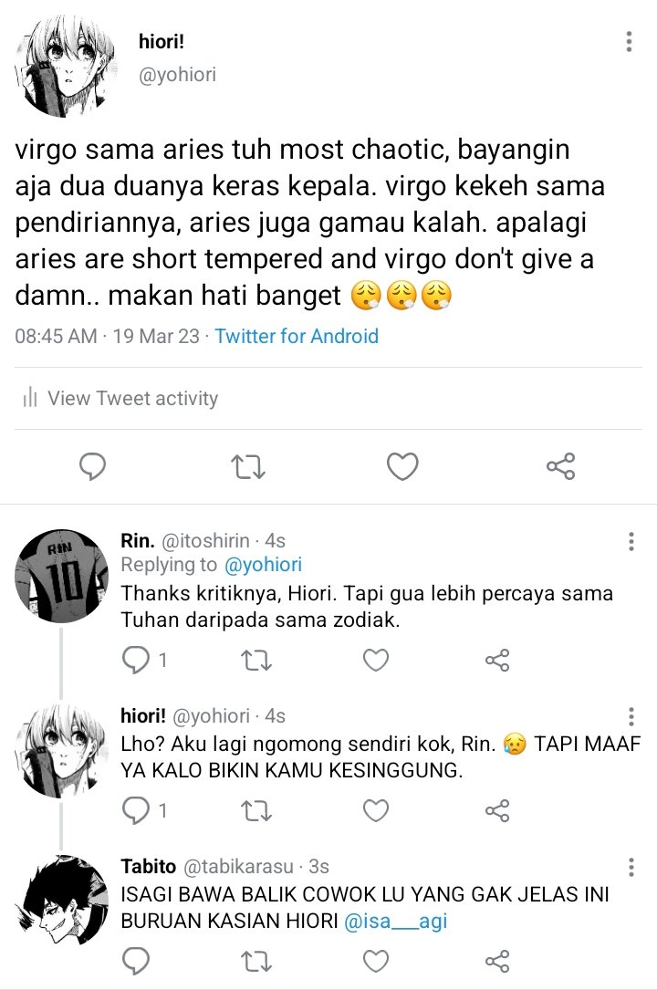 Mion. on Twitter: "RT @rinbayi: APASIHHH 😭"