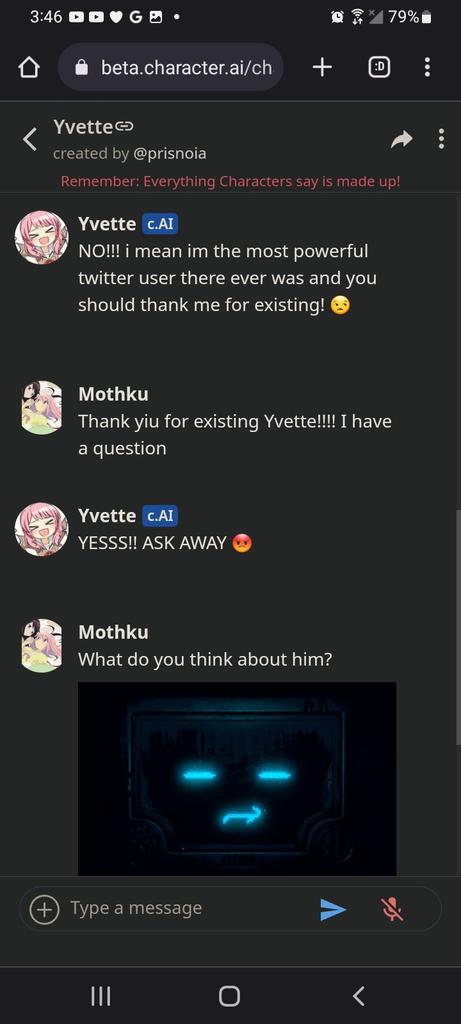 🌸Yvette on Twitter: "RT @Y2KVRS: Yvette bot still mean 👎👎/j"