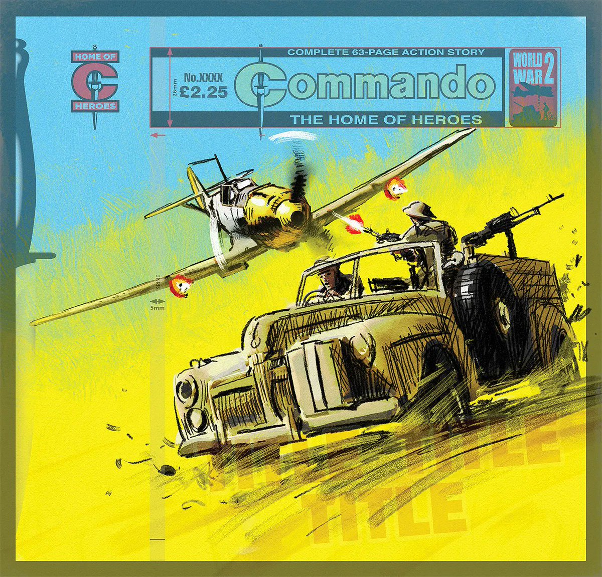 Commando Comics on Twitter: "Behind the scenes with Commando! Neil Roberts did THREE cover ...