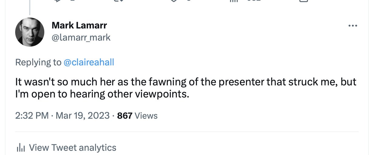 Mark Lamarr on Twitter: "@chimenesuleyman You may have missed this comment from 6 hours ago ...