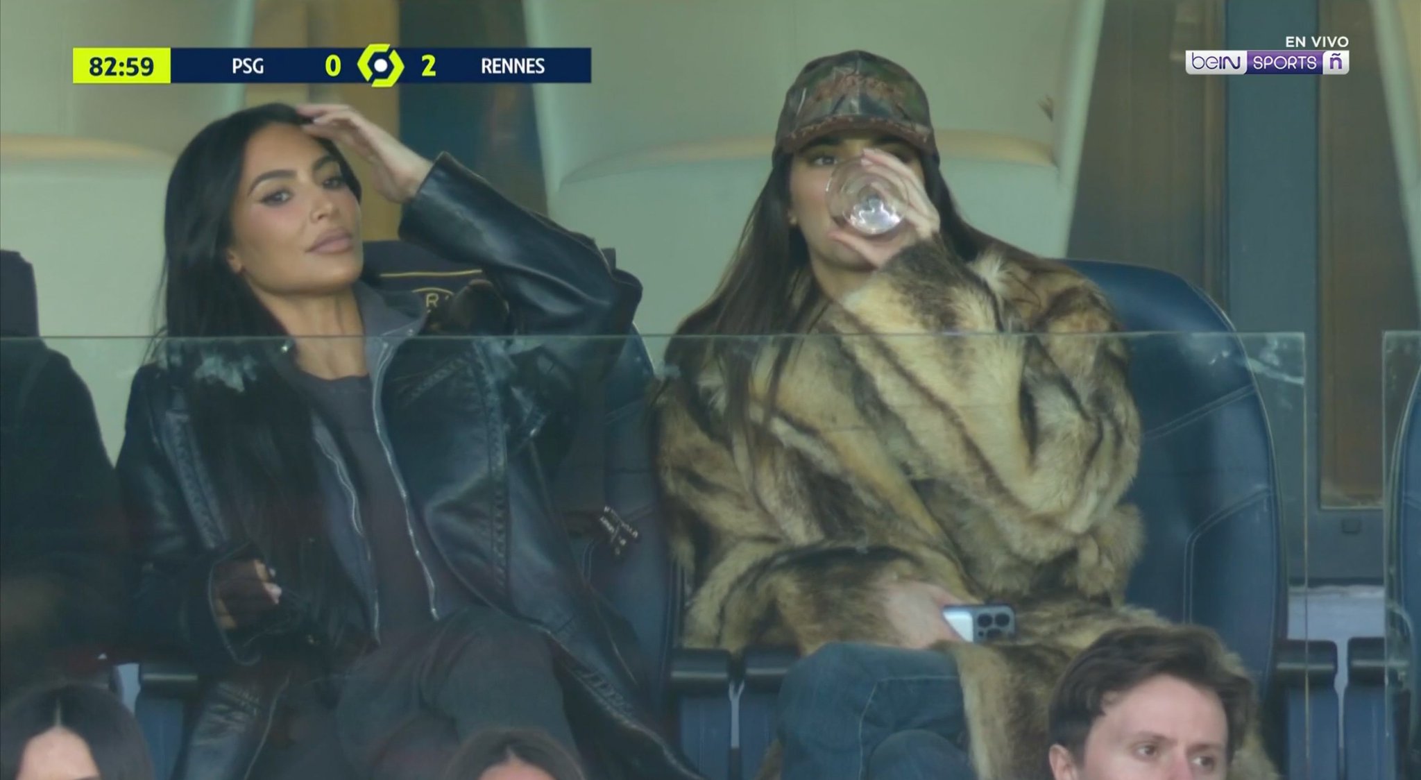 beIN SPORTS USA on Twitter: "Kim Kardashian and Kendall Jenner at the PSG game ! 👋⚽️ 🔥 Catch PSG ...