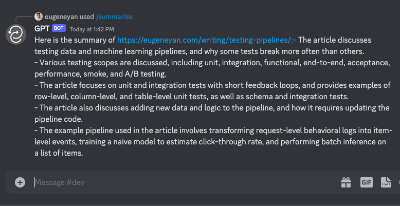 langchain on Twitter: "RT @eugeneyan: I couldn't resist and had a blast building with LLM APIs ...