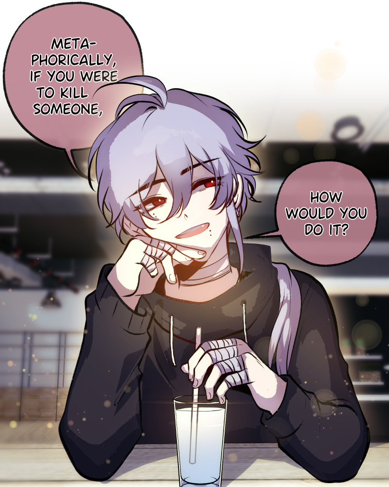 🐙 ♋️ MICHI 🐙 Grinding comic on Twitter: "An assassin and a writer walked into a coffee shop ...